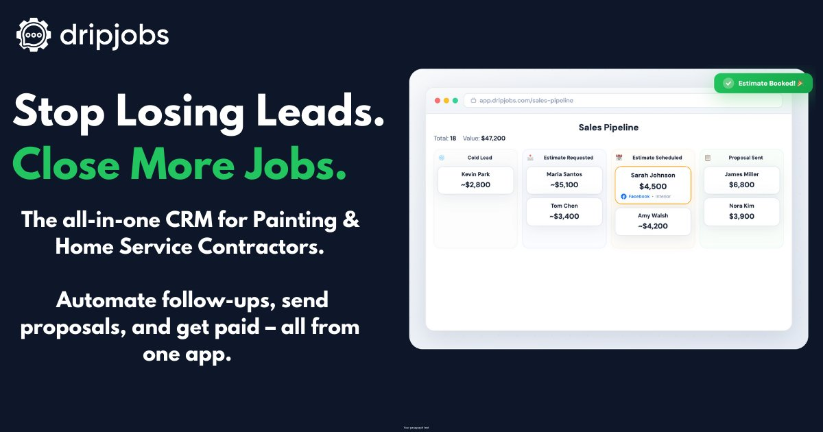 Job Costing Dripjobs Add On